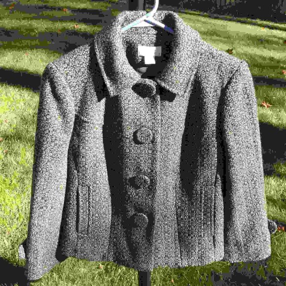 LOFT | Jackets & Coats | Loft Wool Blended Sporty Green Jacket | Poshmark